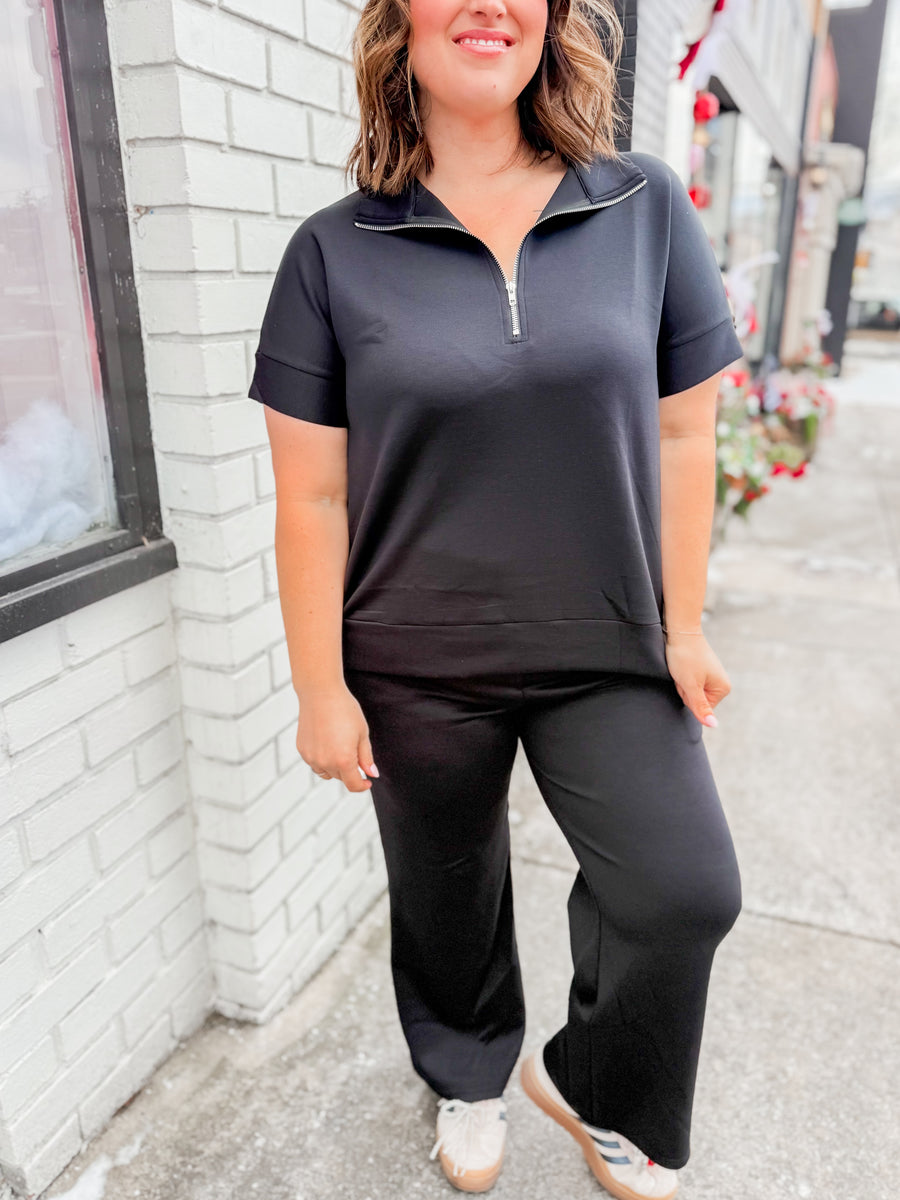 Rachel Modal Travel Set | Short Sleeve | Black – Henhouse Shoppe