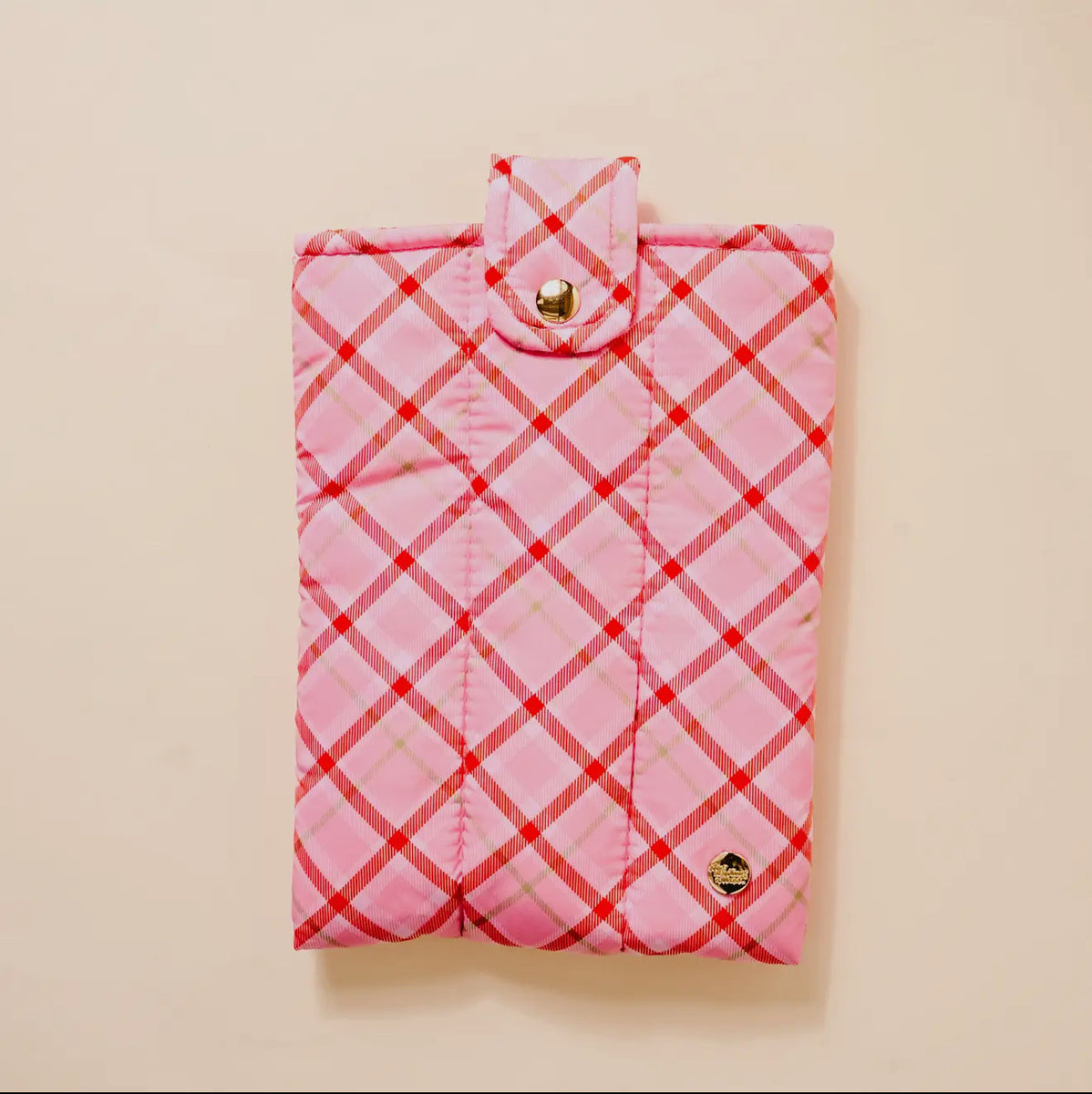 Book Cover - Pink Plaid – Henhouse Shoppe