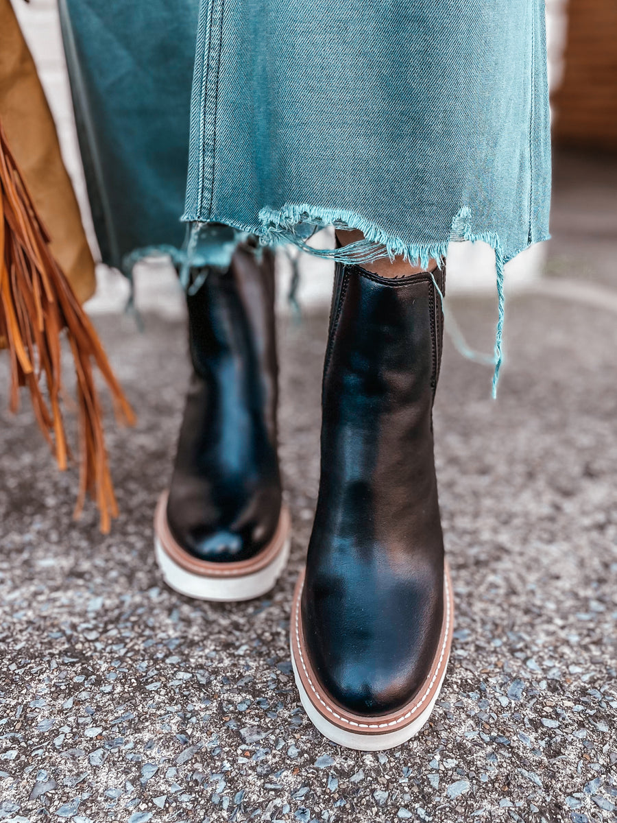 Jessica Booties - Black – Henhouse Shoppe