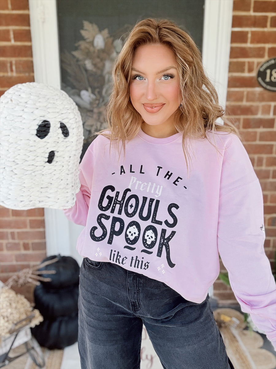 All The Pretty Ghouls Sweatshirt – Henhouse Shoppe