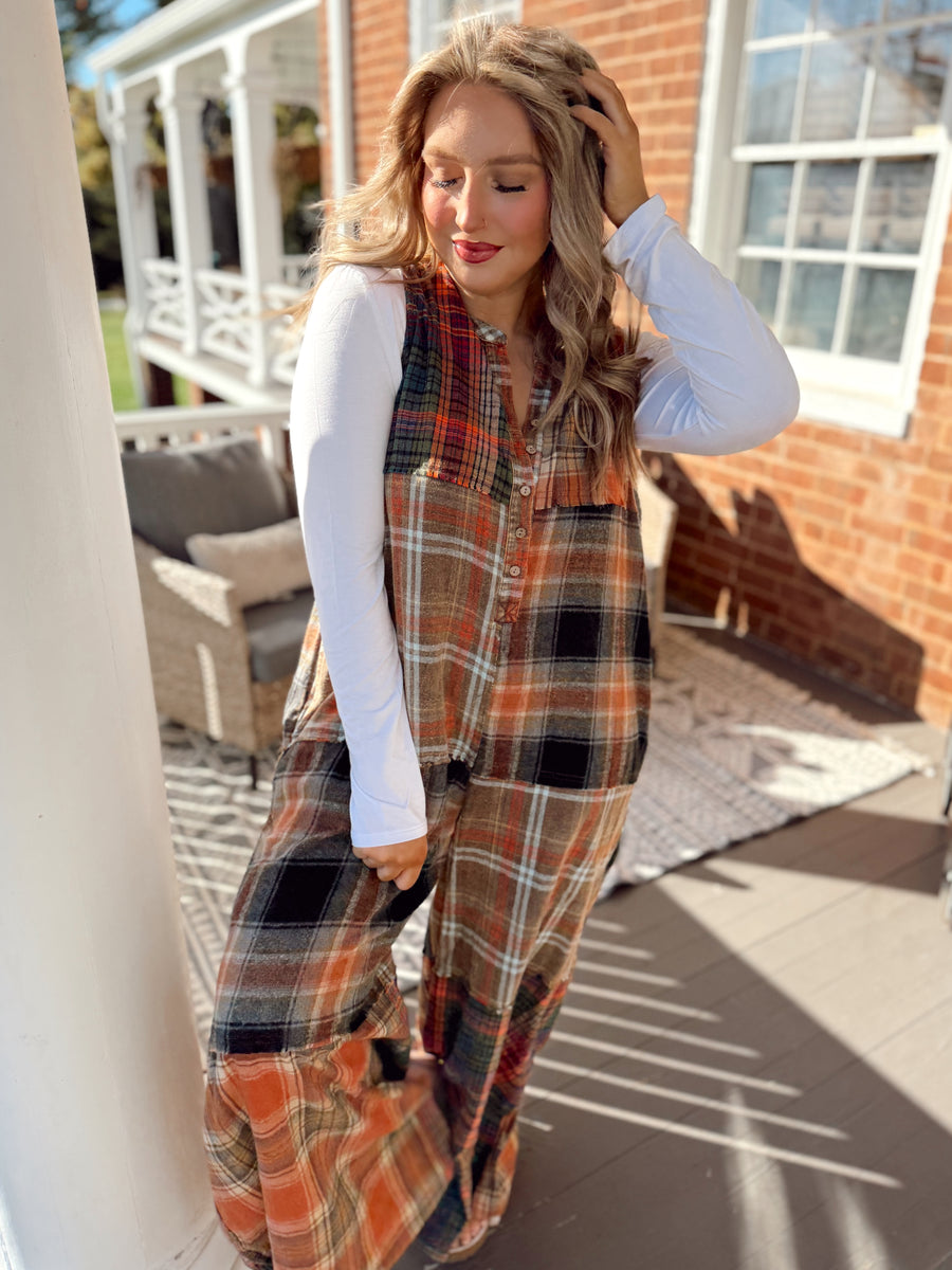 Small Town Festival Plaid Jumper – Henhouse Shoppe