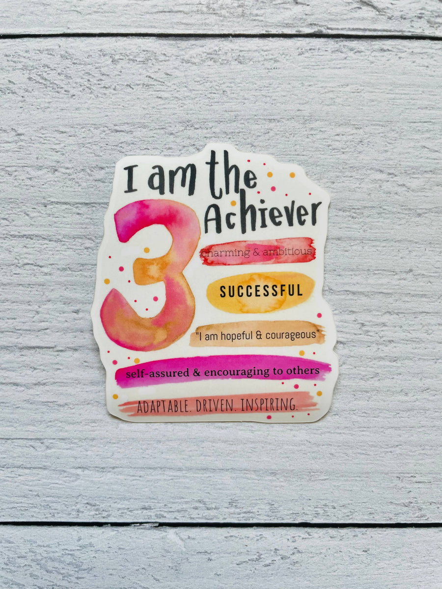 Enneagram 3 The Achiever Sticker – Henhouse Shoppe